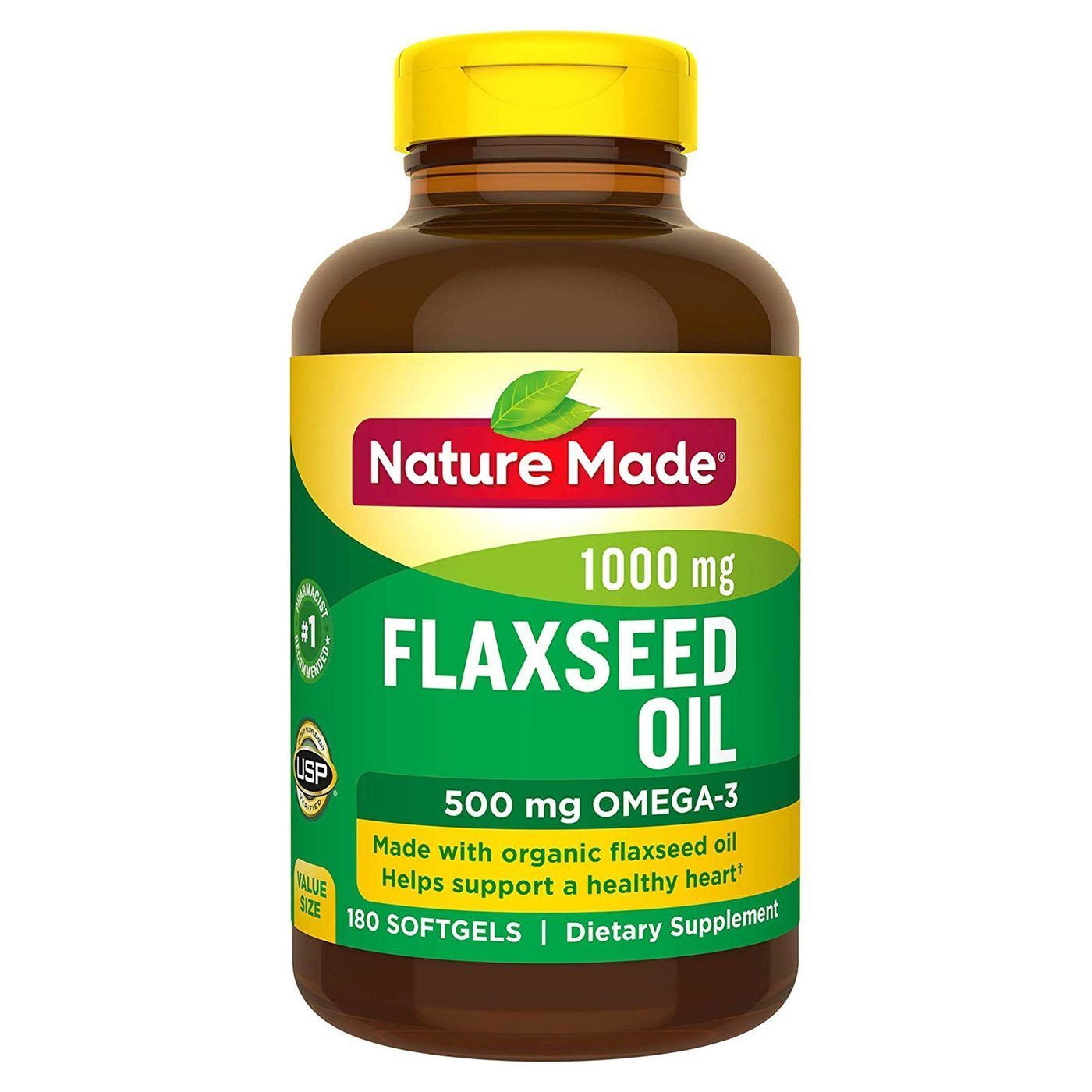 Comprar Nature Made, Óleo de Linhaça - 1000 mg - 180 Cápsulas em Gel ...