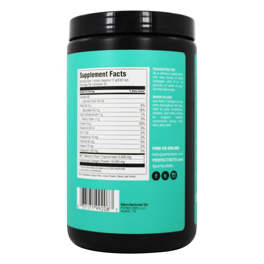 Comprar Ceto Colágeno Cetona Proteína Fonte Pó Chocolate - 12 oz ...