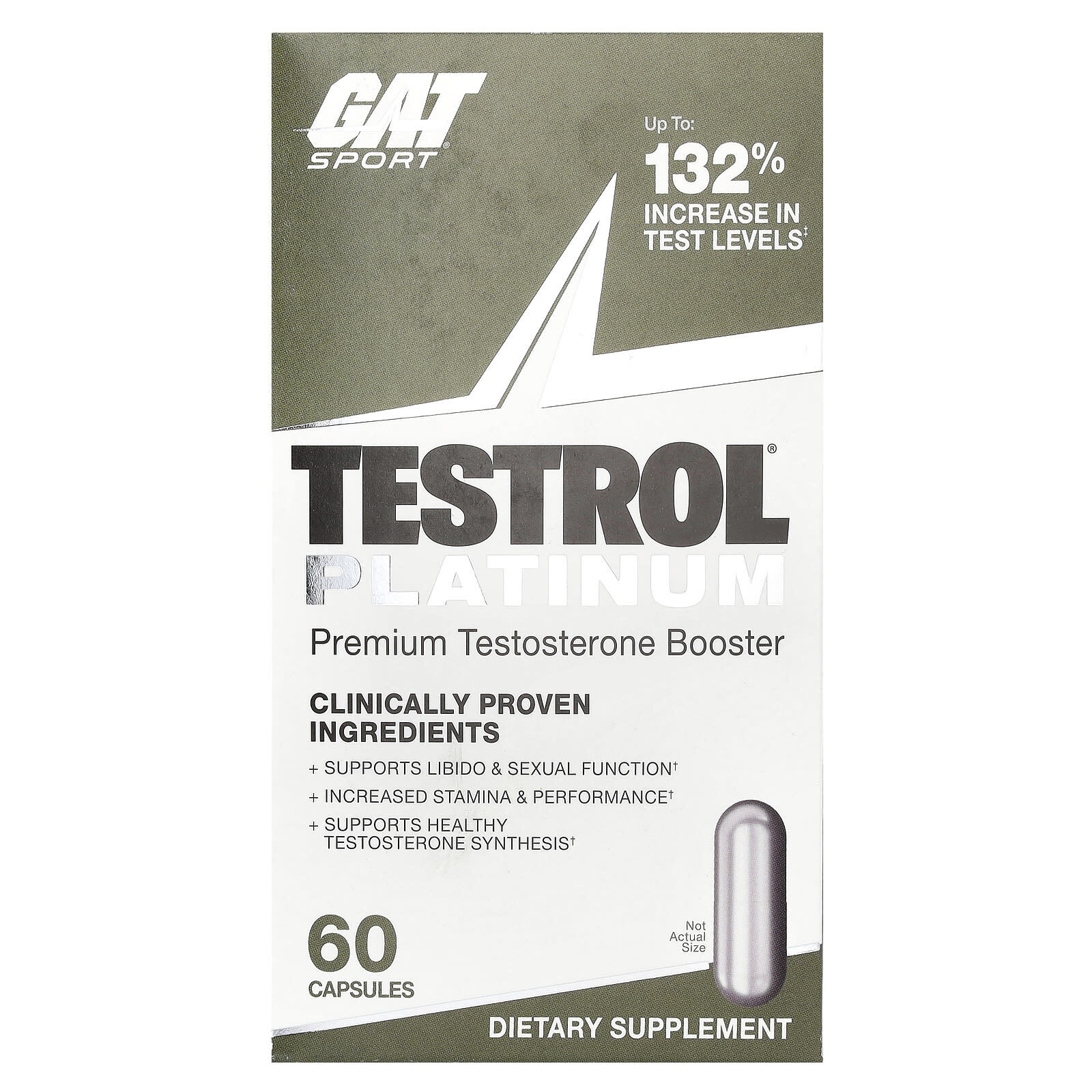 Comprar GAT Testrol® Platinum Reforço Premium de Testosterona 60 ...