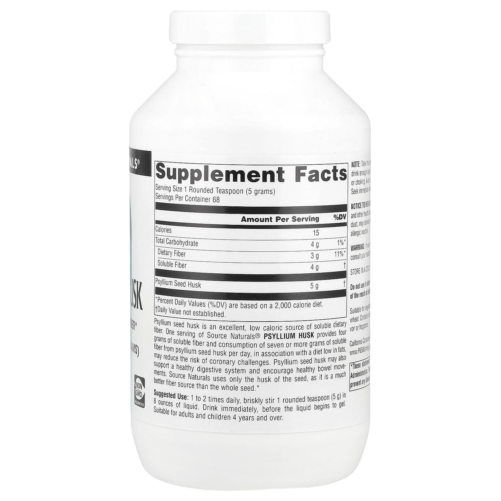 Comprar Source Naturals Casca de Psílio em Pó 340 g (12 oz) preço no ...