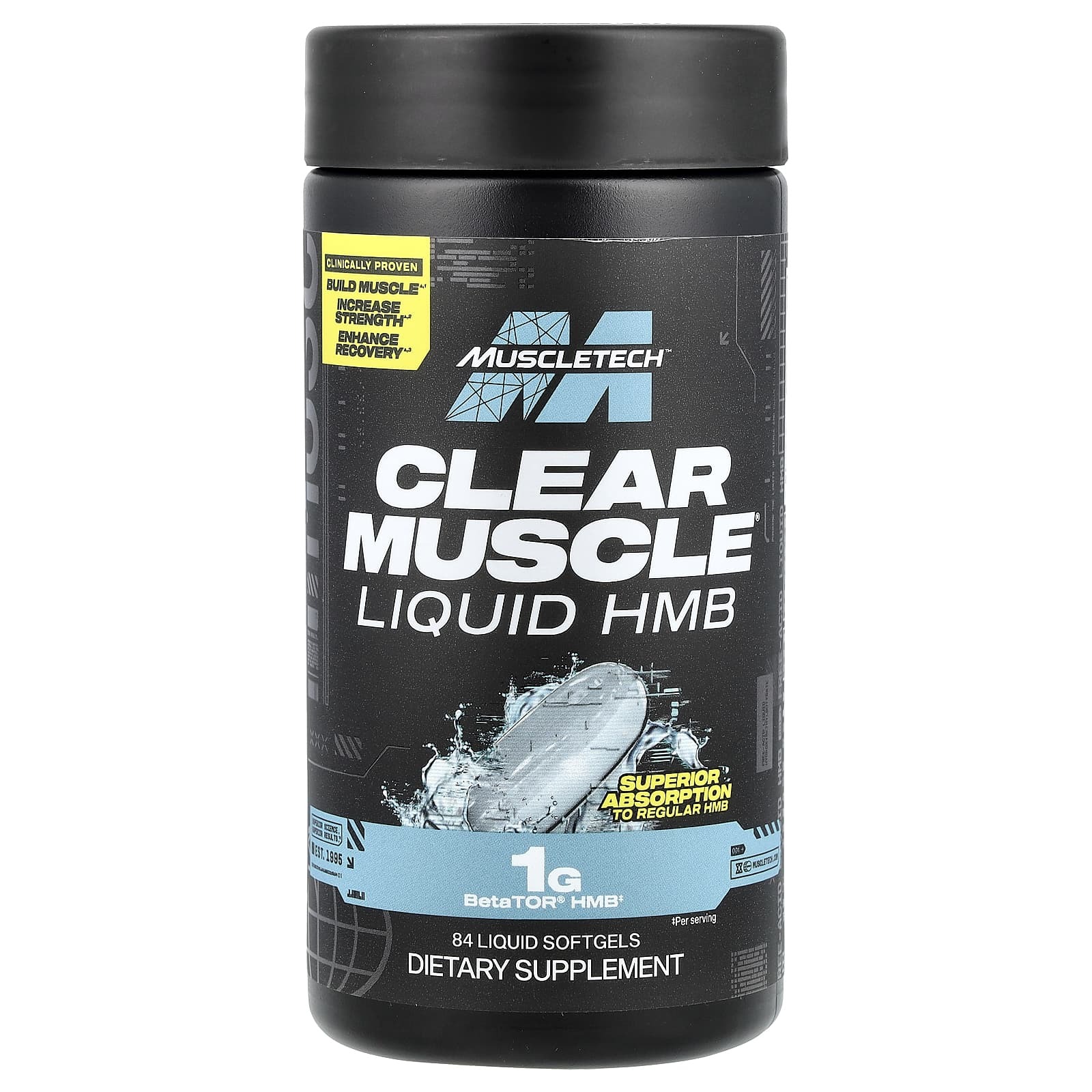 Comprar MuscleTech Clear Muscle® HMB Líquido 84 Cápsulas Softgel ...